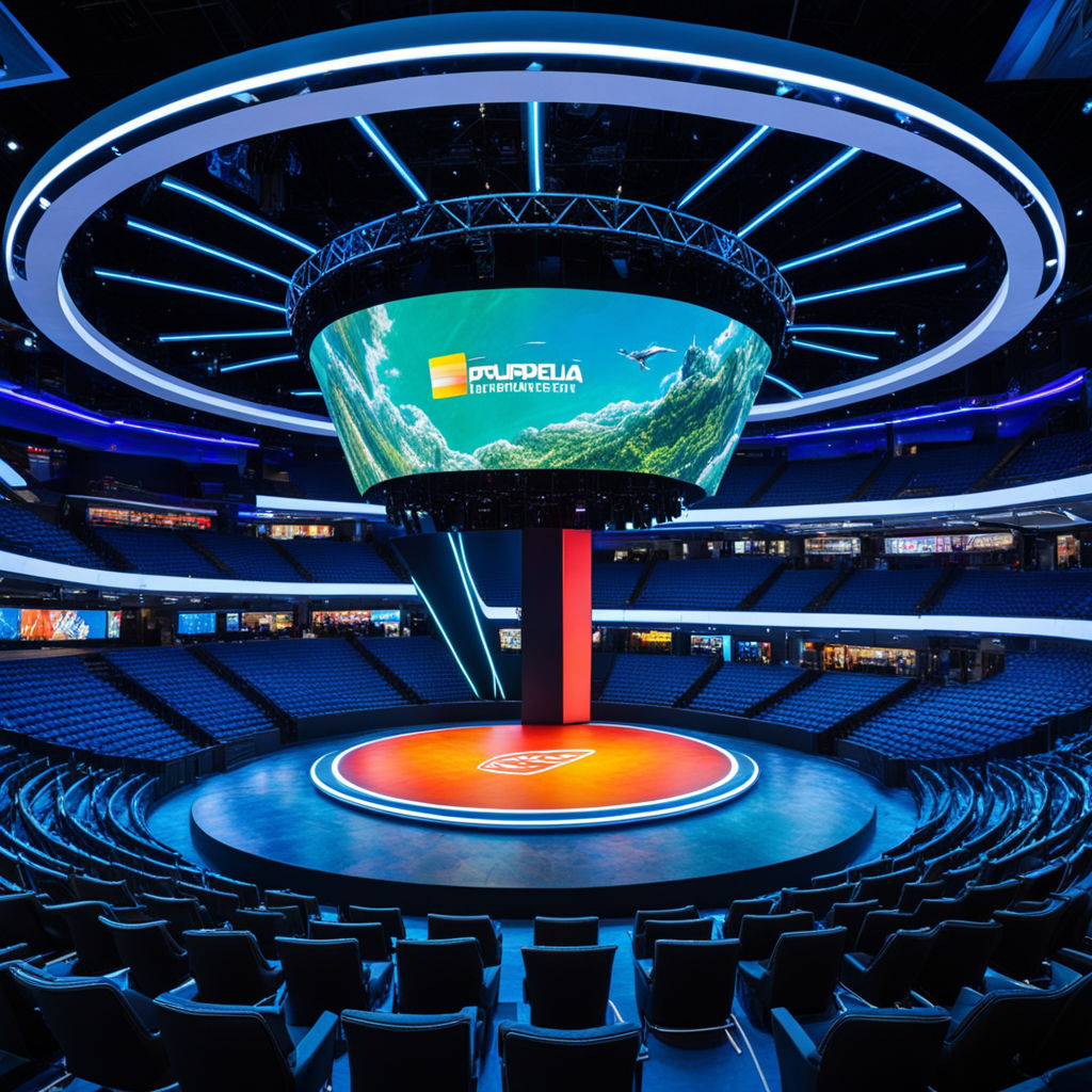 High-tech gaming arena by buy zone - Playground