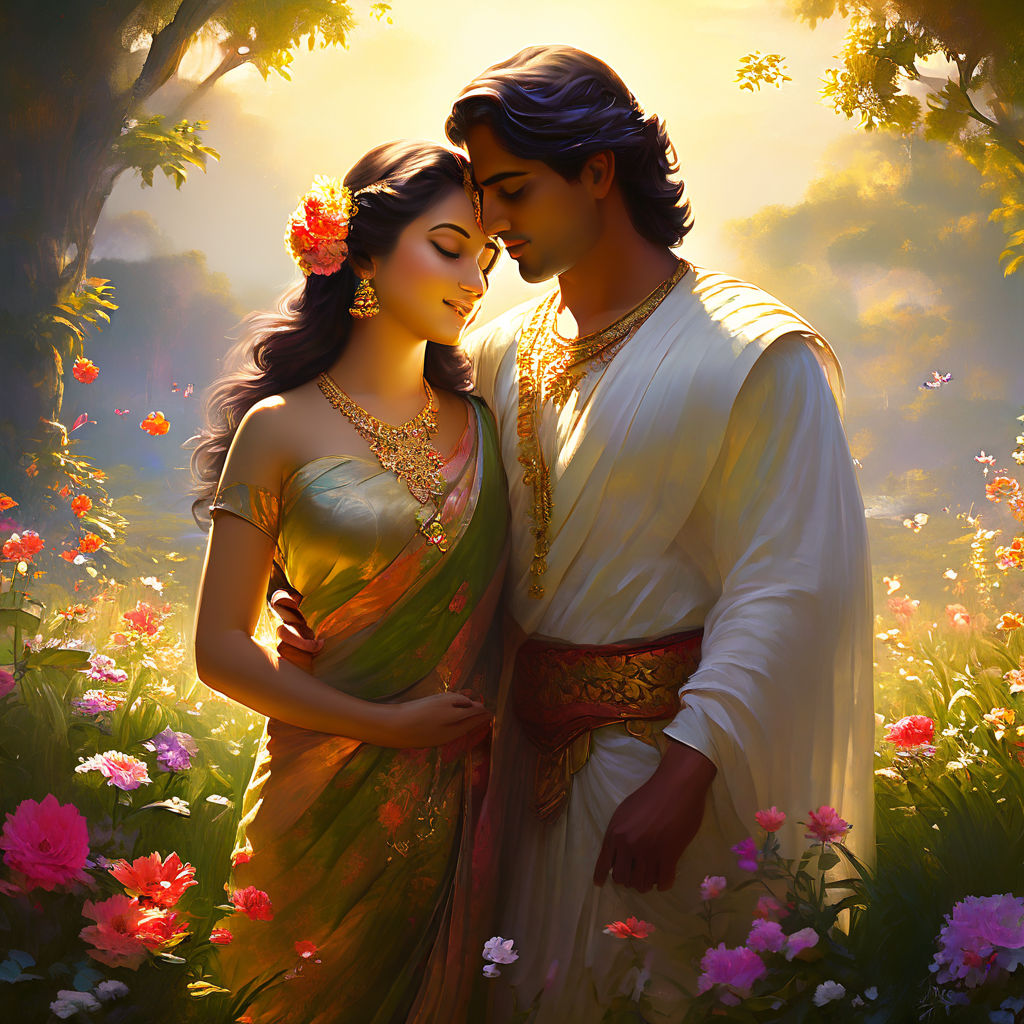 Radha and Shri Krishna by LOFIC - Playground