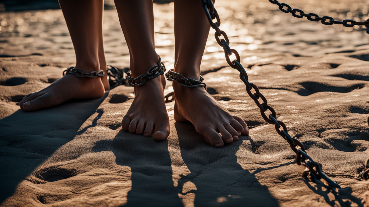 Canon EOS R5 camera captures feet breaking free from chains by fernando ...