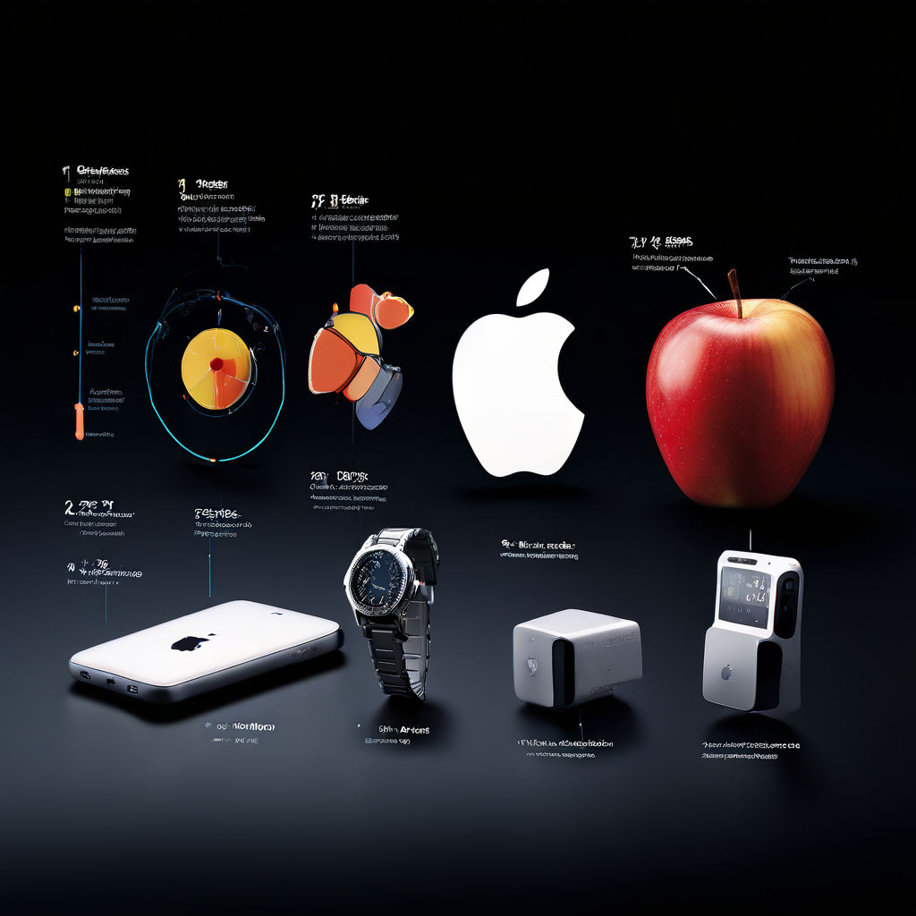 Timeline graphic illustrating key moments in Apple's history... by ...