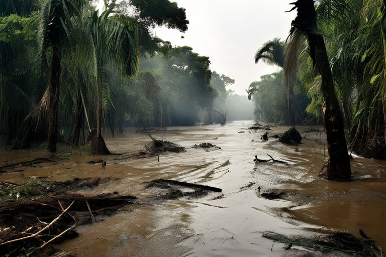 Deforestation flood disasters by The Relax Meditation Channel - Playground