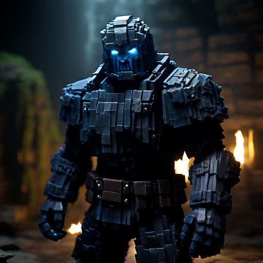 Real life Minecraft warden (the Warden is a massive by misterSalad ...