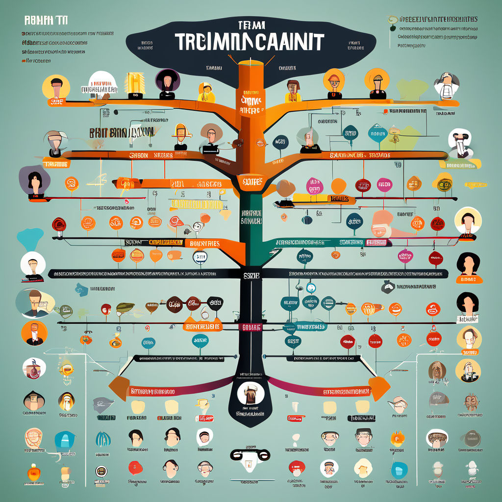 Team organisation chart - funky by Ean Evans - Playground