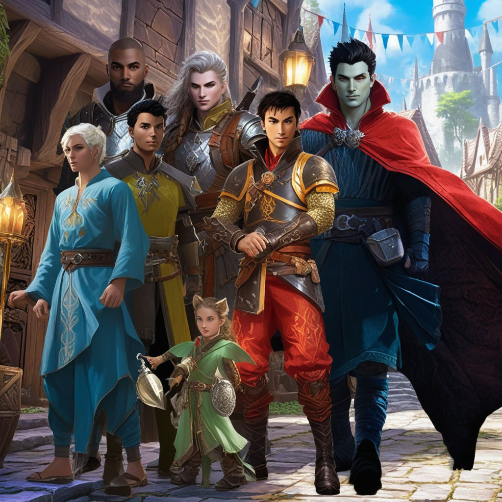 Dungeons and Dragons 5e RPG scene by Lucas Oliveira - Playground