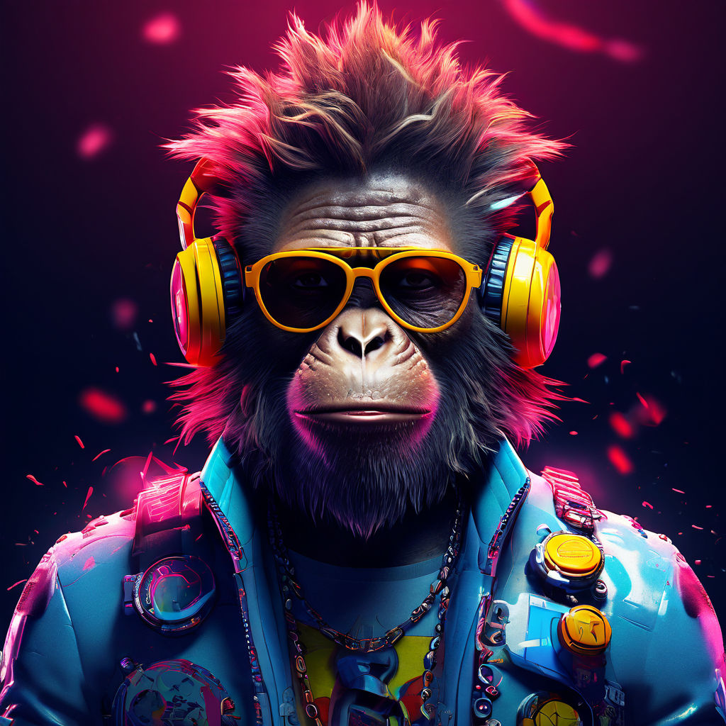 Nft neymar macaco com chiclete by Dâmarys Andrade - Playground