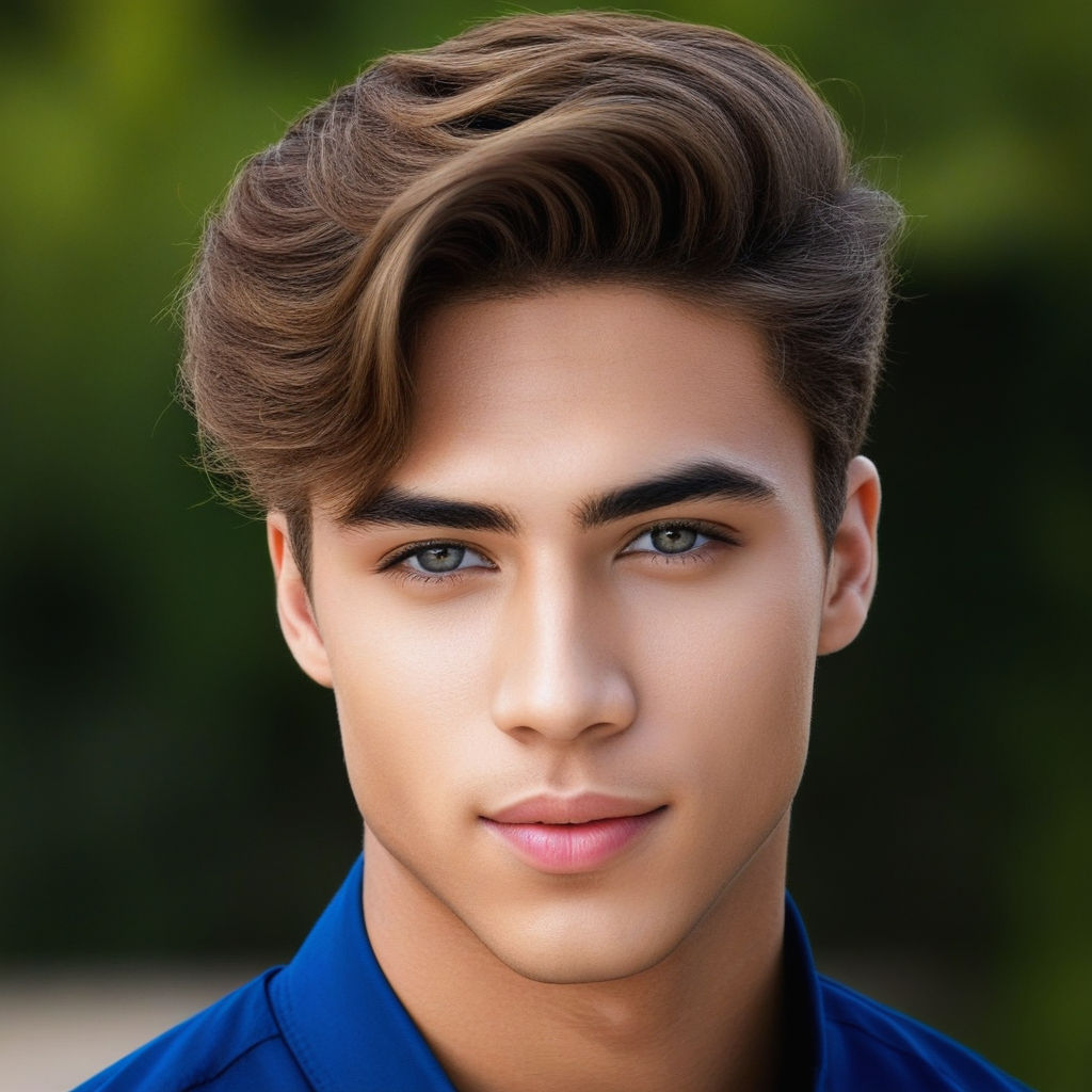 A beautiful young man 22 years old with european features li... by ...