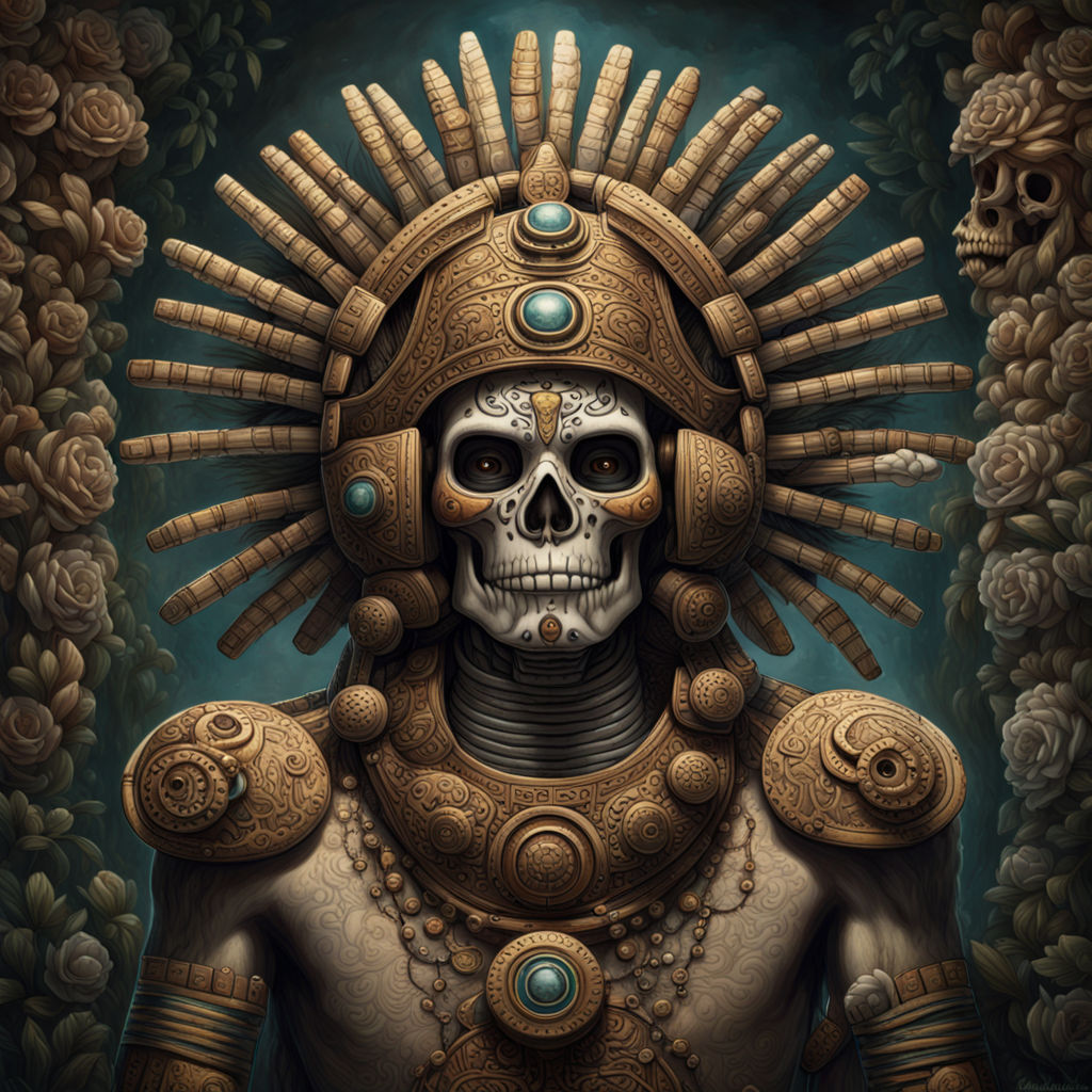 Mictlantecuhtli (Azteca): Era el dios del inframundo y gober... by ...