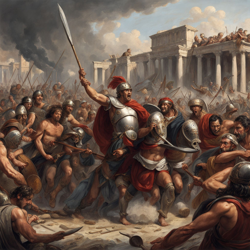 Invasion of barbarians in ancient rome by Jacir Dos Santos de Jesus ...
