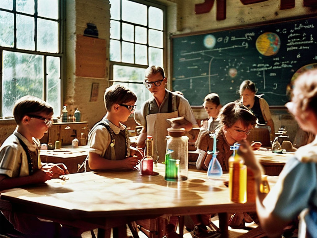 Science class in session by марина - Playground