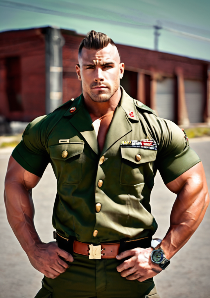 (((extremely large giant roid(morph) younge arabic beard bod... by agmi ...