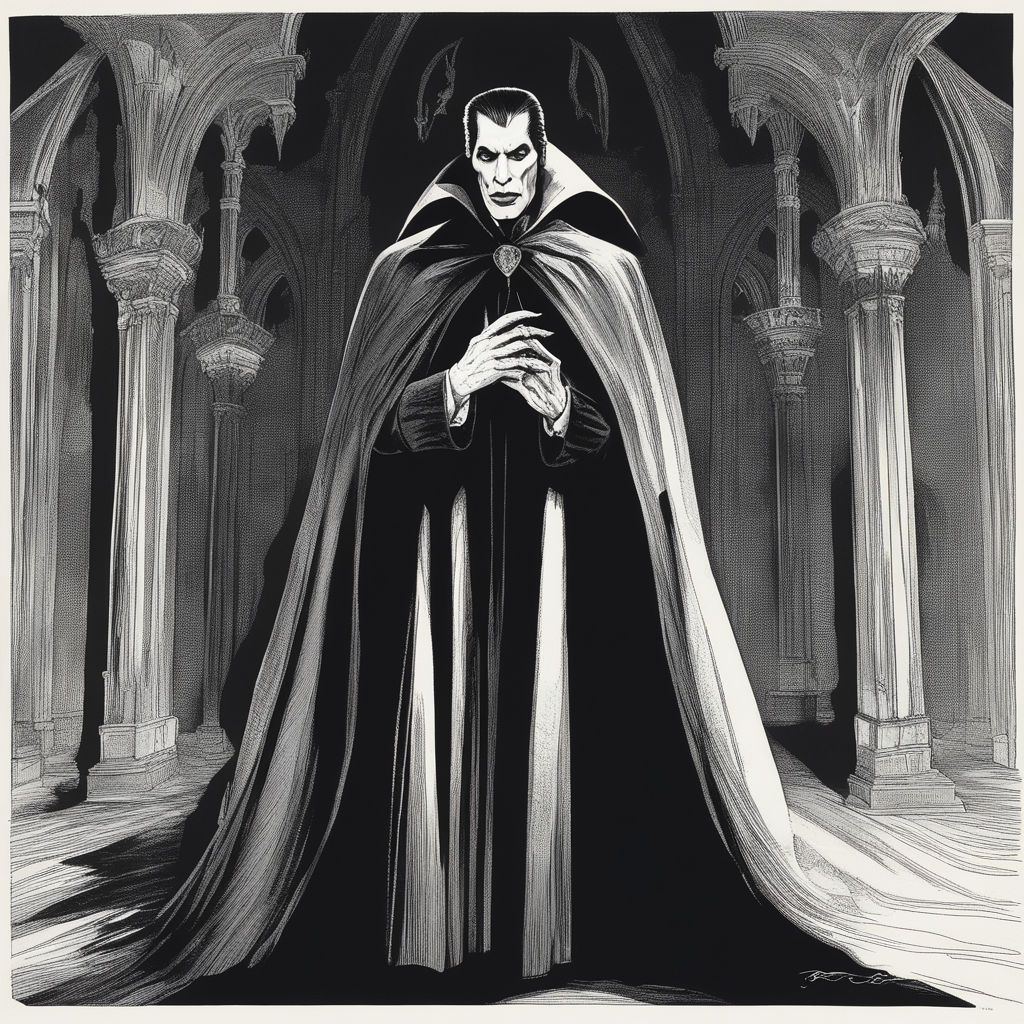 Vincent Price as Count Dracula Vincent Price by Dick Dikk - Playground