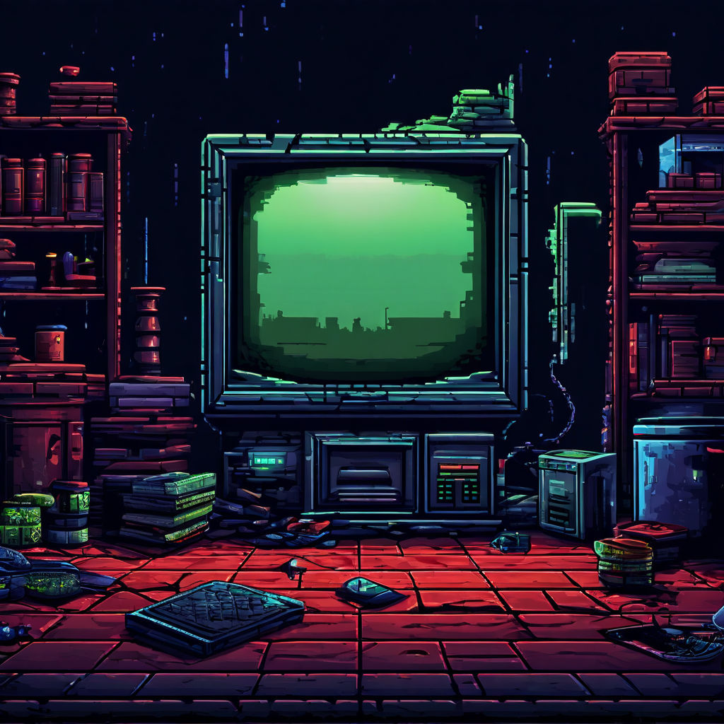 Game Over screen pixel art by Алексей Чумаков - Playground