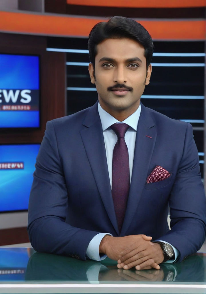 An Eye catchingly Handsome Indian News Anchor By Cadet SurajYadav an-eye-catchingly-handsome-indian-news-anchor-by-cadet-surajyadav