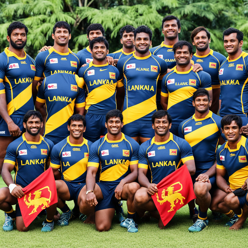 Sri lanka rugby team wearing shirt with sri lanka flag by Nayomi Recipe ...