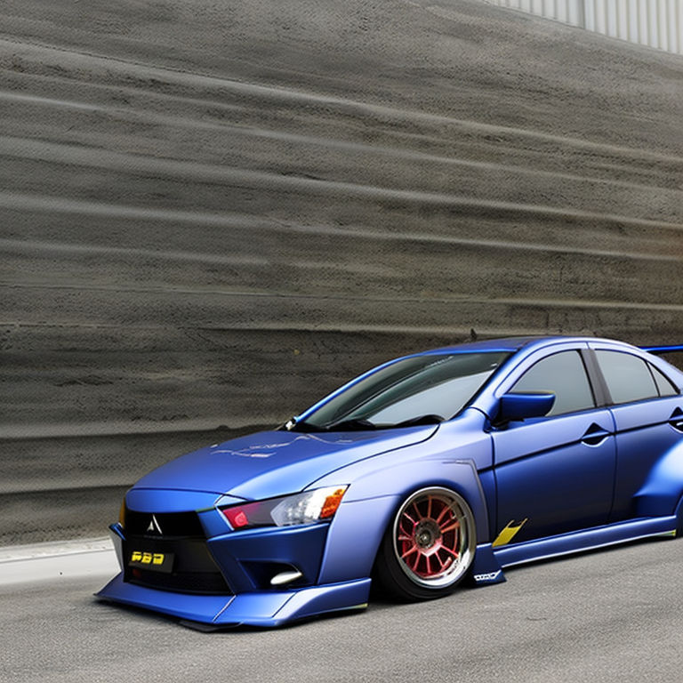 Varis v2 widebody kit version 2 for Mitsubishi Lancer by Meet Ronny ...