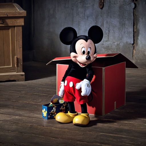 Mickey Mouse starring in the “what’s in the box” scene from ... by Glen ...