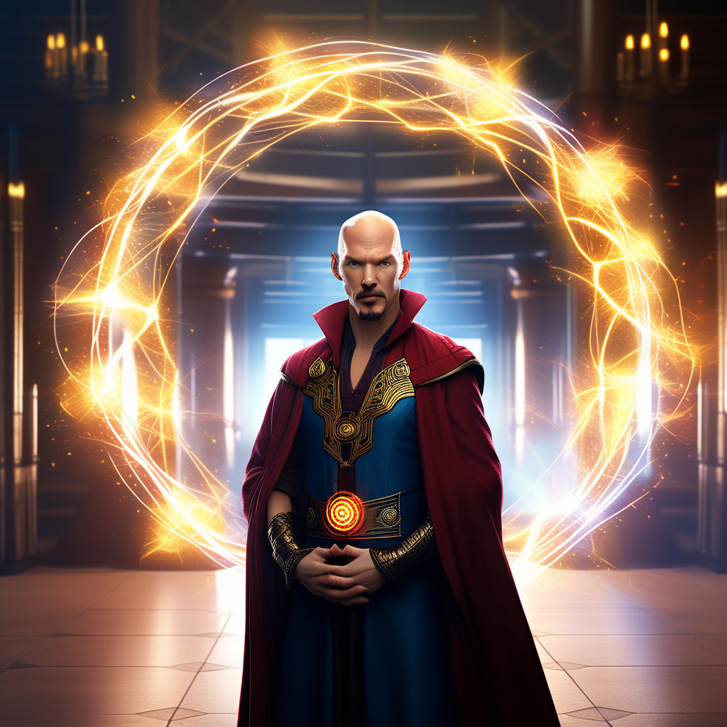 Doctor strange bald brunette by Jairo Rosa - Playground