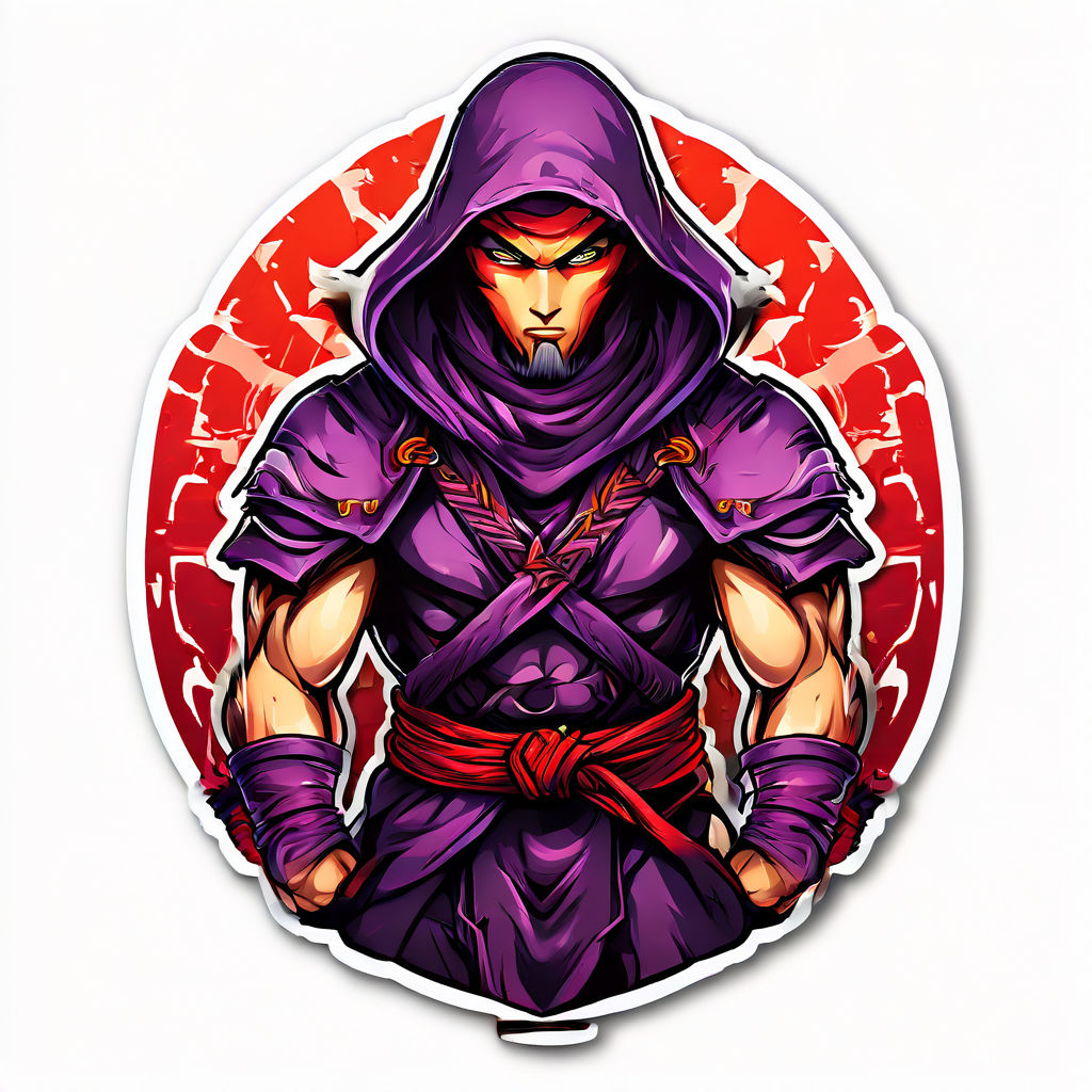 Full body of an angry ninja warrior by vitamin toc - Playground