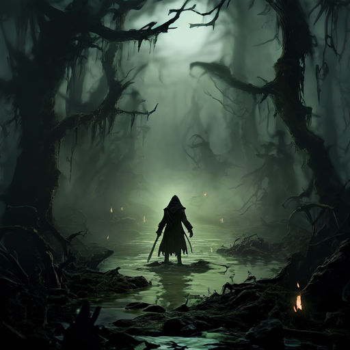 The Next Stage Leads Alex To A Foggy Swamp By Alex Torhan Playground