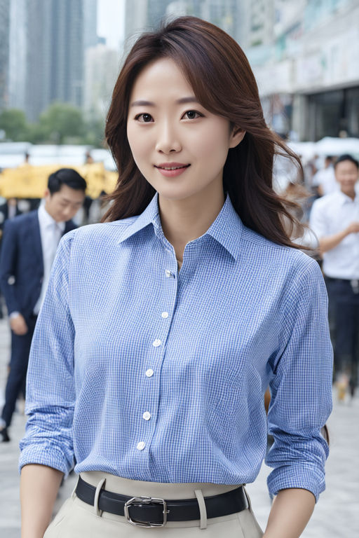 A korean reporter with both beauty and intelligence speaks t... by 한혜경 ...