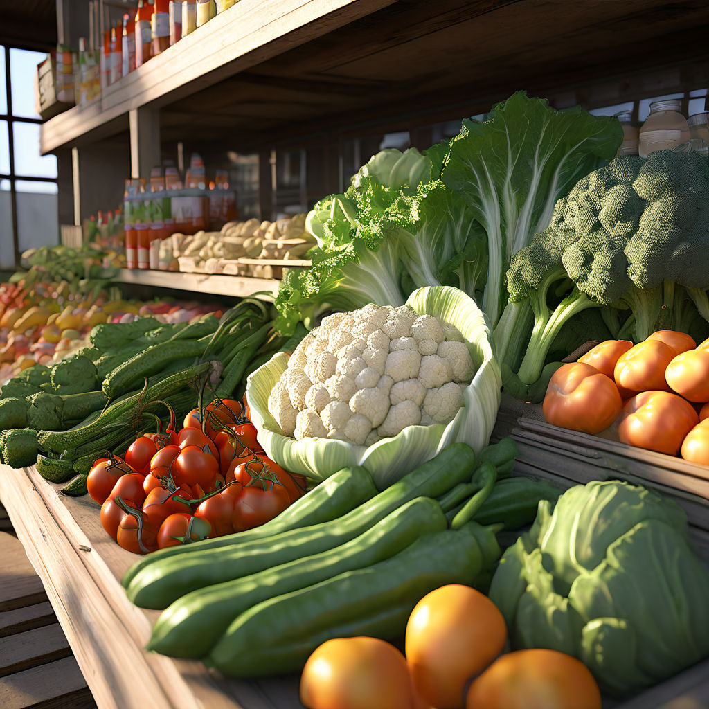 White vegetable store by Yousef Abu Alala - Playground