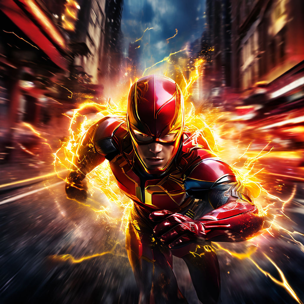 Speedster hero blurring across the cityscape by Christopher Pham ...