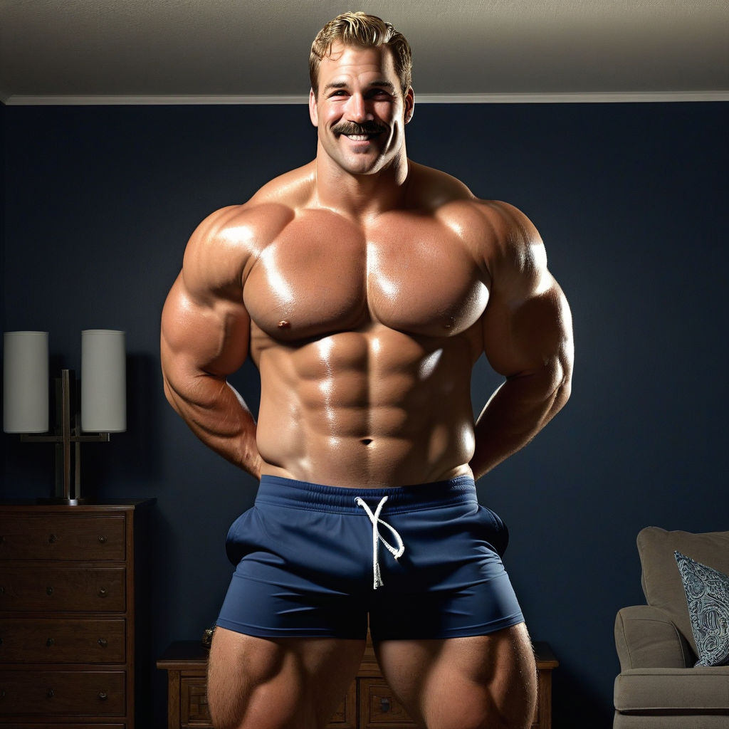 Realistic very big chunky huge muscular handsome white man by Dayanne ...