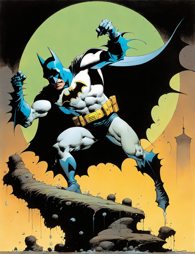 Drunk Batman by Mike S - Playground