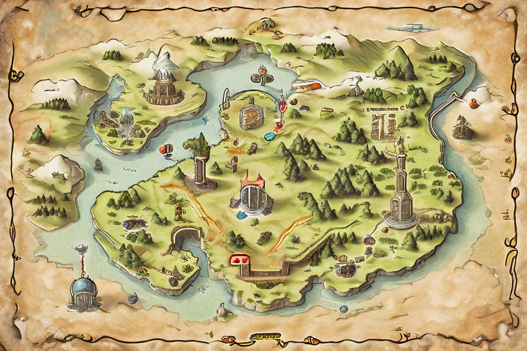 Adventure Time Map By Виктория Кубанкина Playground