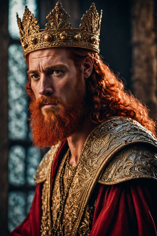 A photo of King David (a red-haired Hebrew king) in a cinema... by ...