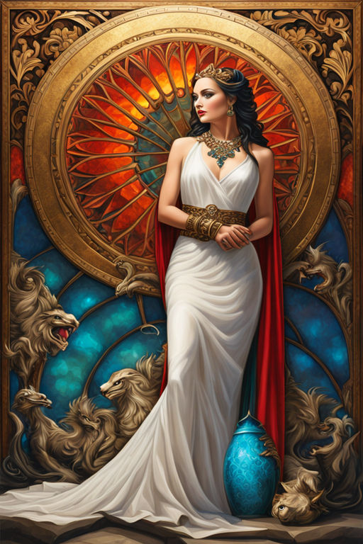 Regal maiden by Patrick Curl - Playground