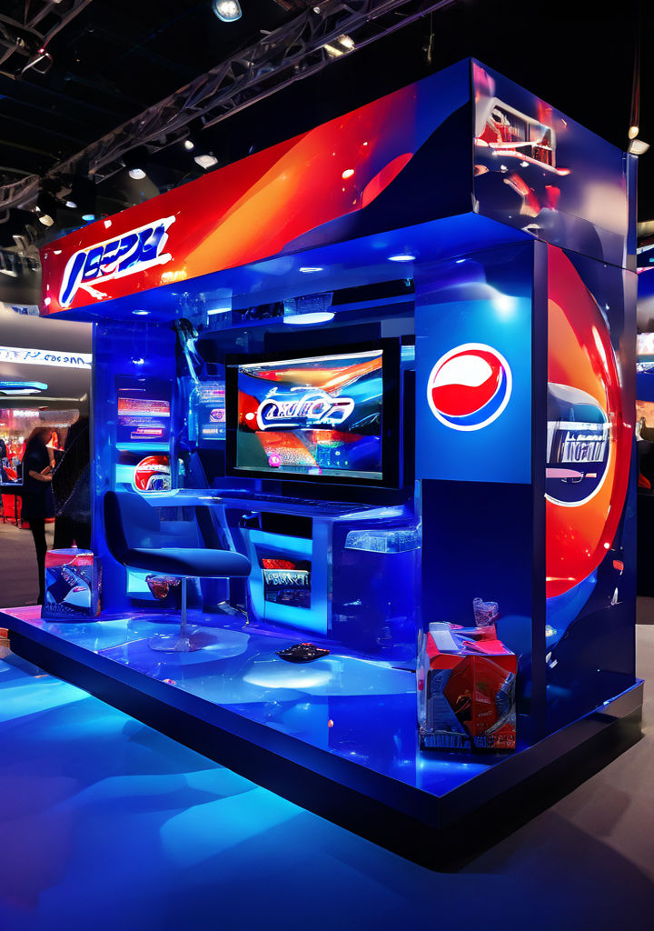 Small Pepsi trade show booth by Amna Shoaib - Playground