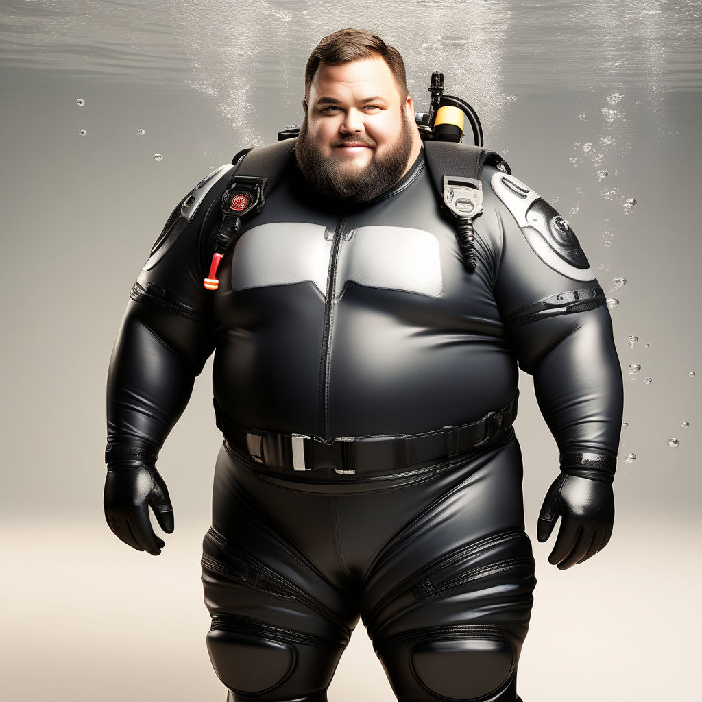 Beefy fat man in scuba gear by SpectreFrogman - Playground