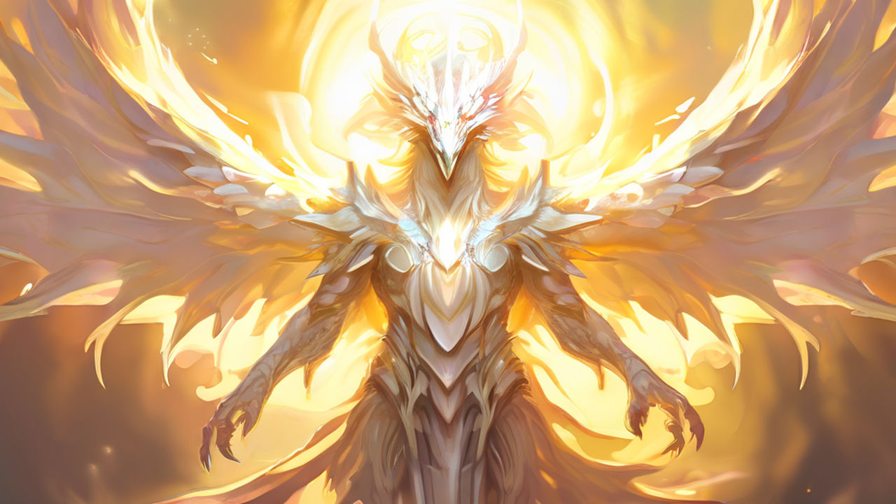 A DnD inspired drawing of a Shining Radiant incorporeal Euro... by ...