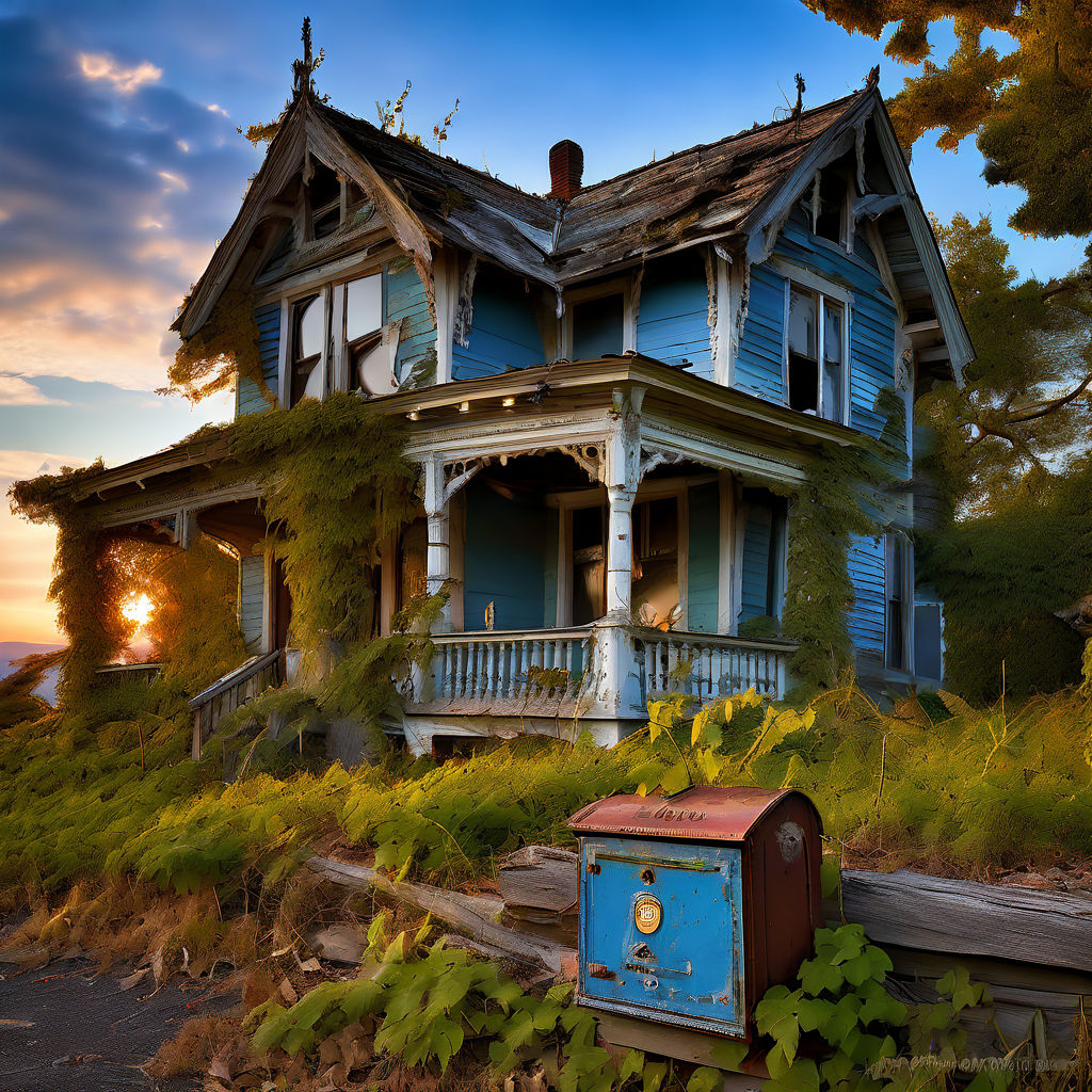 Crumbling Victorian-style house by Luca B - Playground
