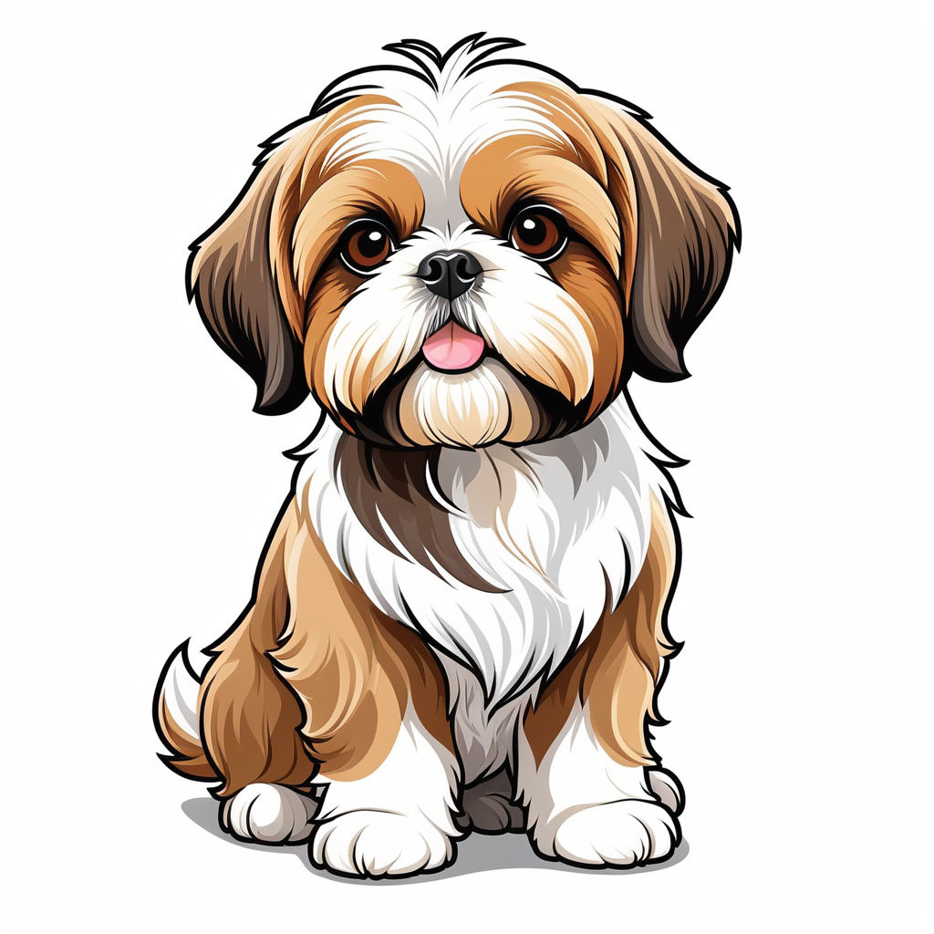 Shih Tzu design by Digi Animal - Playground