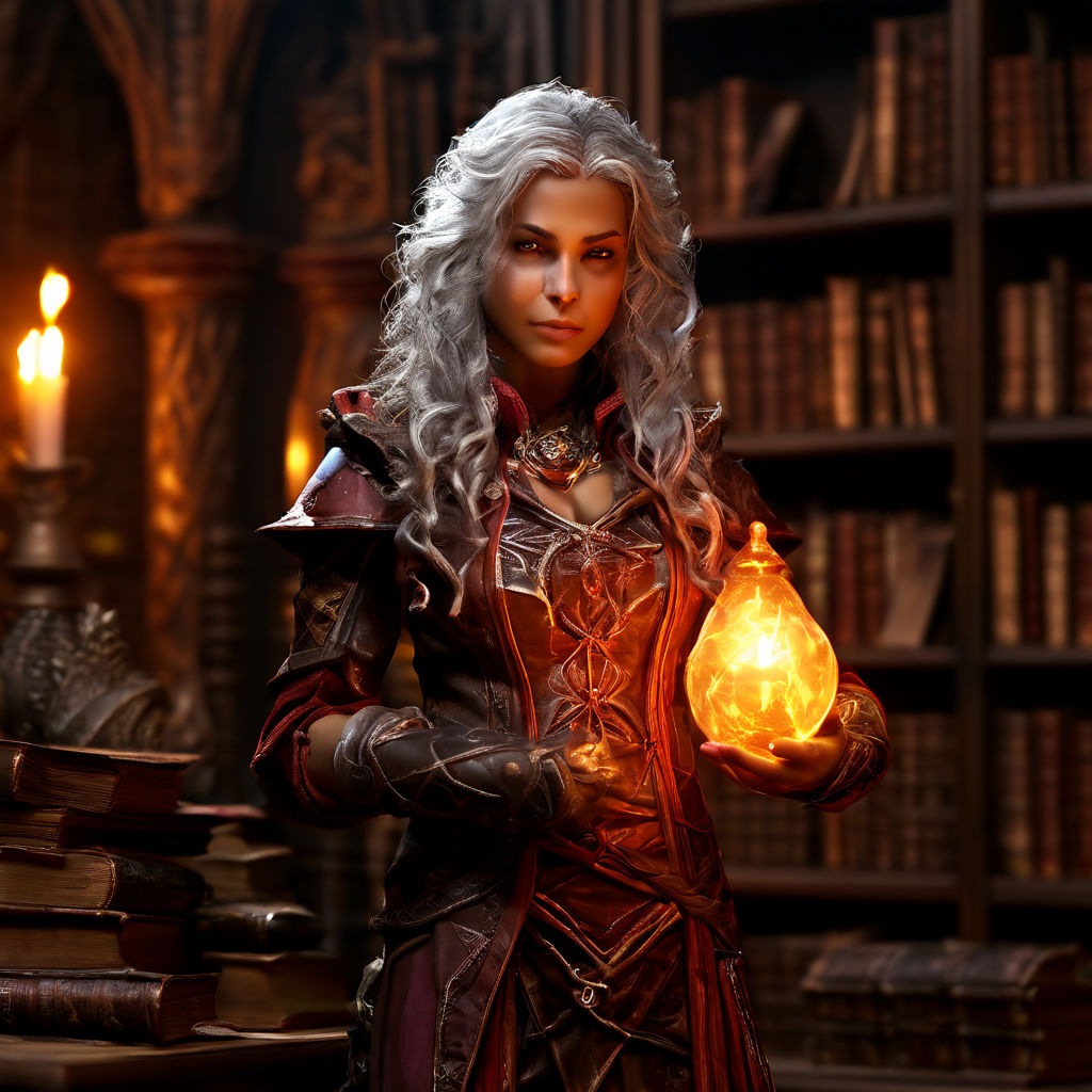 Pathfinder Universe Oracle class female gnome by Rafael Thalmann ...