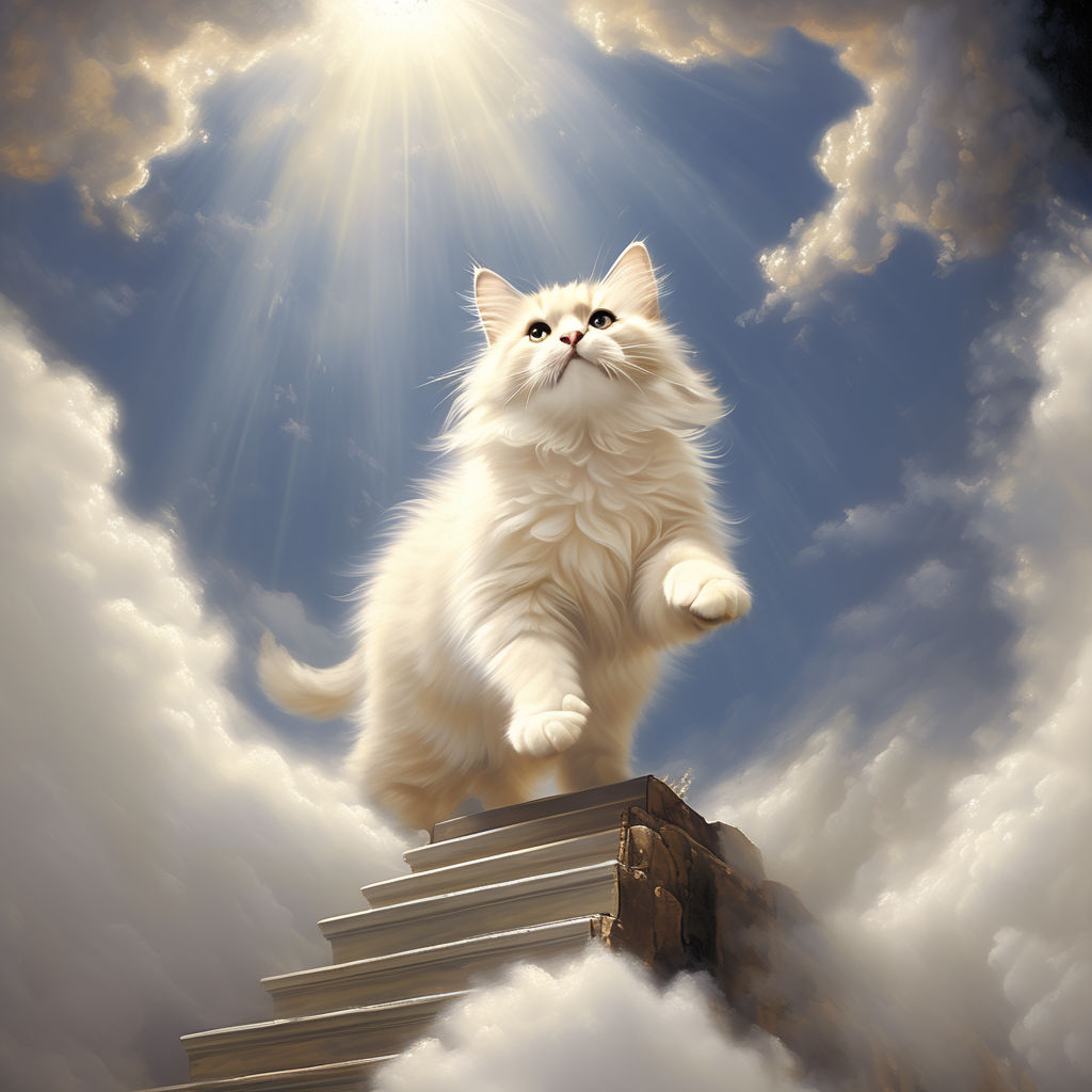 The cat going to heaven by yogita kagale - Playground