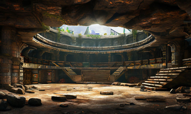 Underground Arena by 井上稀奈 - Playground