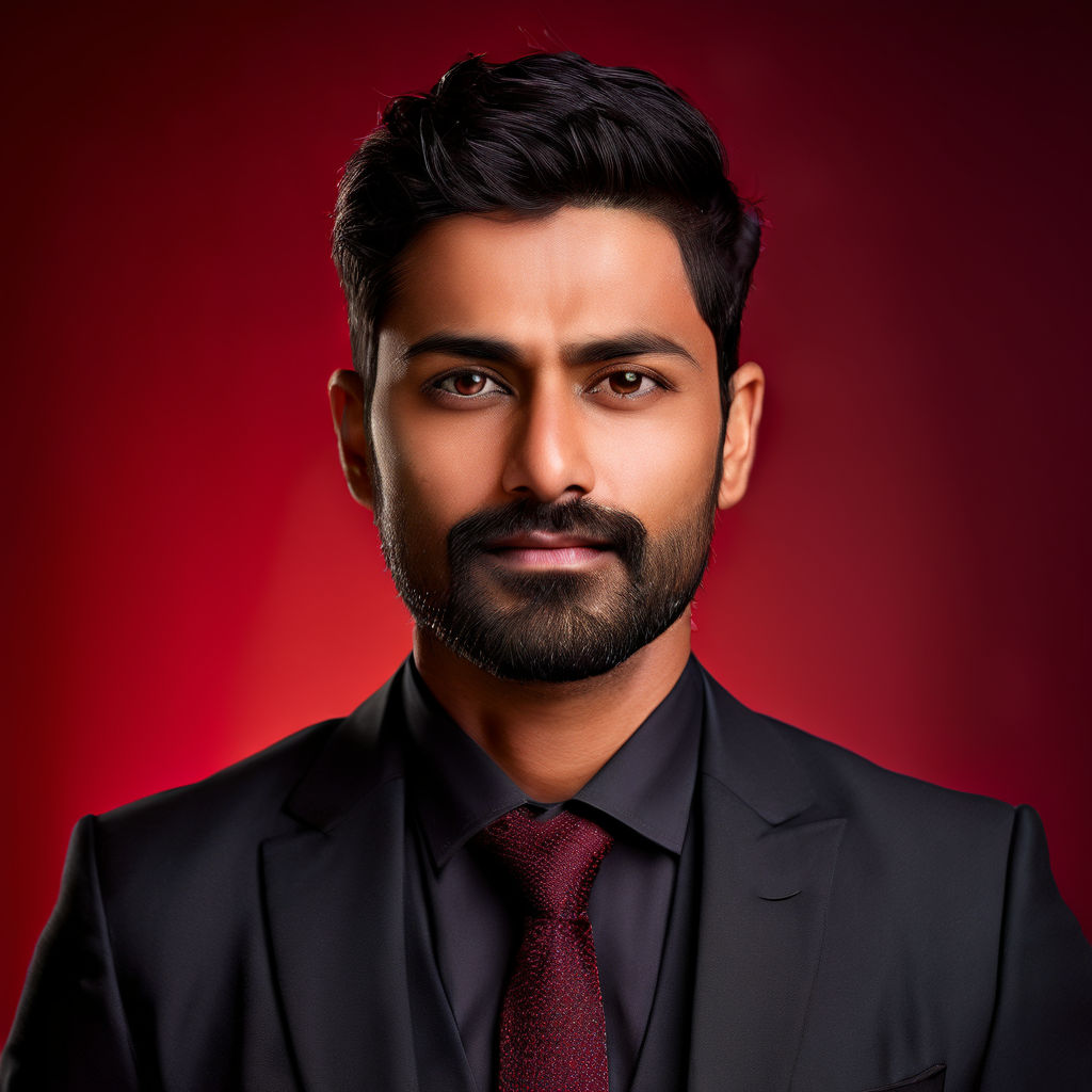 Headshot photo of a 32-year-old Indian man by Vivek Verma - Playground