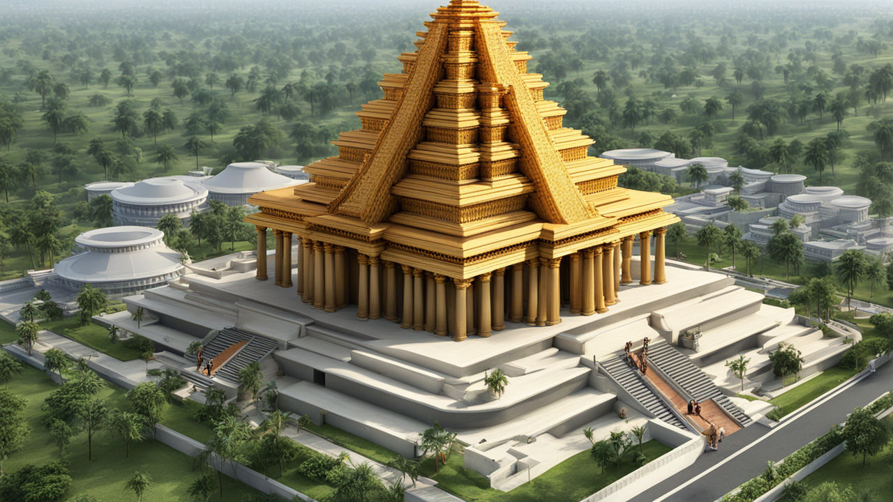 Modern technology to build a temple by Felippe Bártholo - Playground