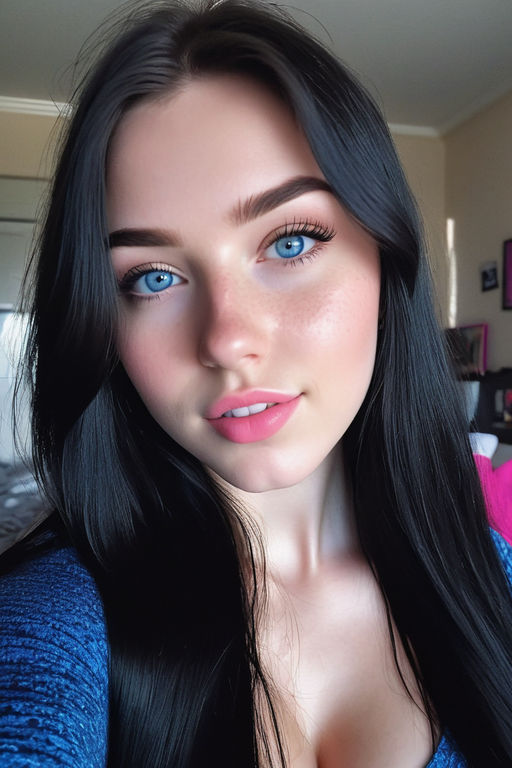 A cute 18 years old girl named Alanna Whitaker with black lo... by ...