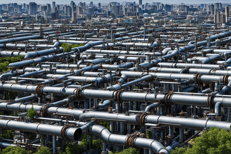 A city made of pipes by Валентин - Playground