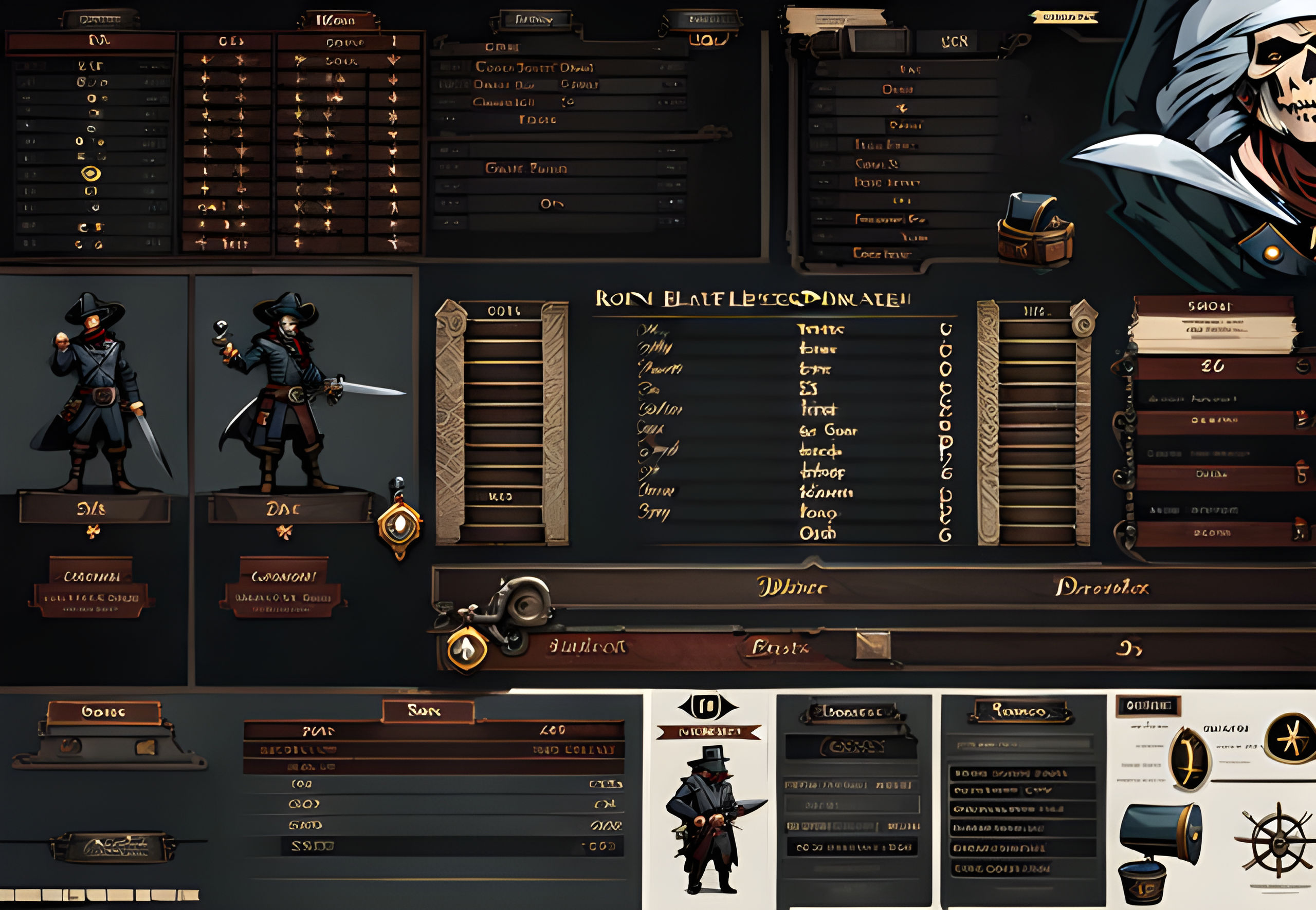 Darkest dungeon character sheet by Diego Biondi - Playground
