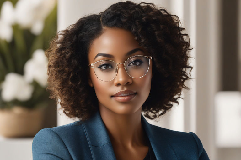 Portrait of a 30-year-old black woman by Byron Brito - Playground