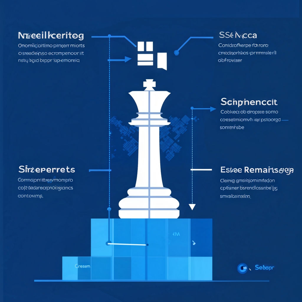 PowerPoint slide featuring the three pillars of strategy by Dea Rodiqi ...