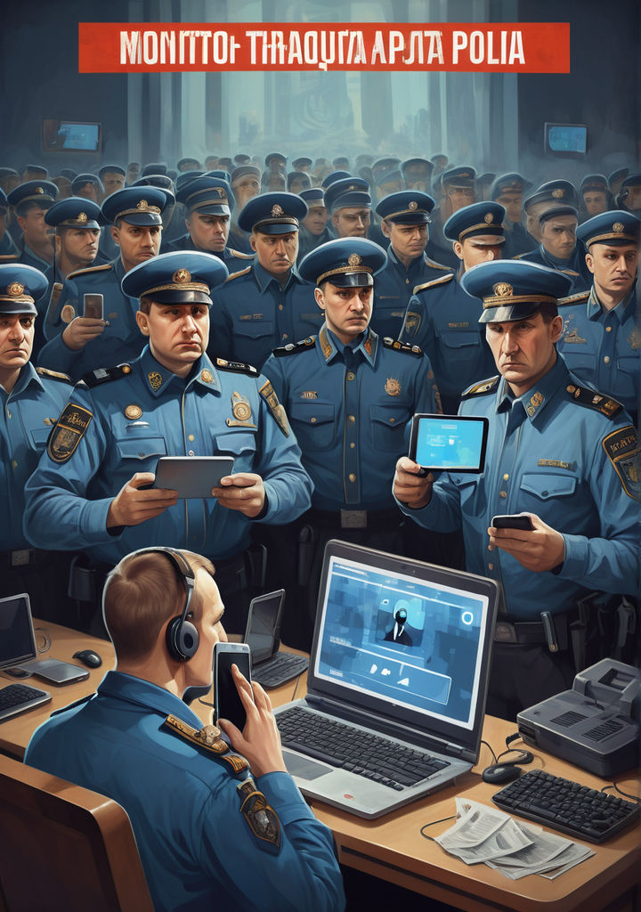 Modern Russian propaganda poster by Tasha Valkova - Playground