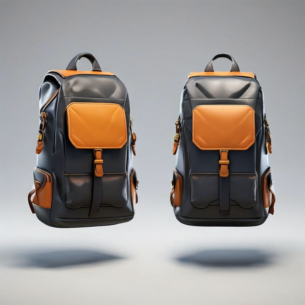 Stylized backpack front view by hinta rose - Playground