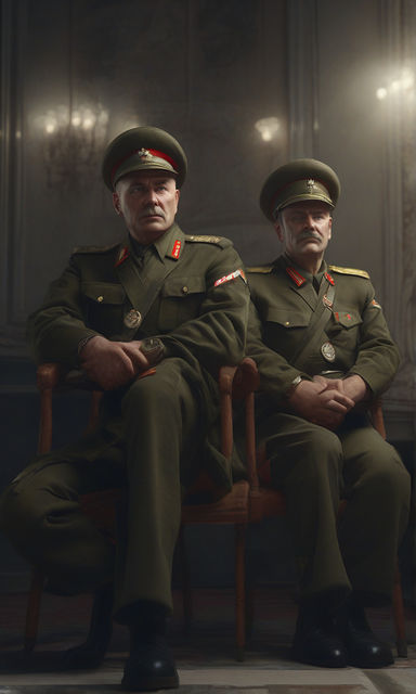 Soviet Union generals by Resul Ezimov - Playground