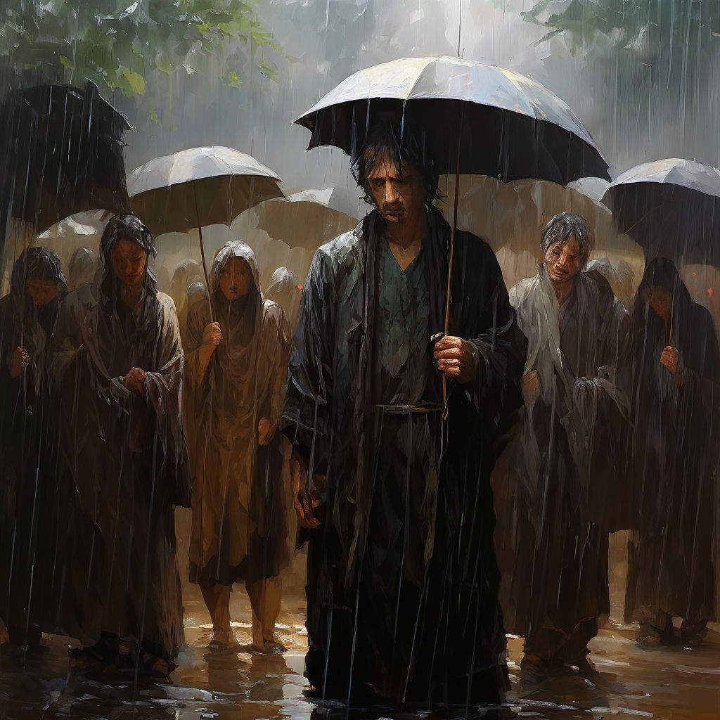 Upon hearing the rain god's decree by brian Francis - Playground